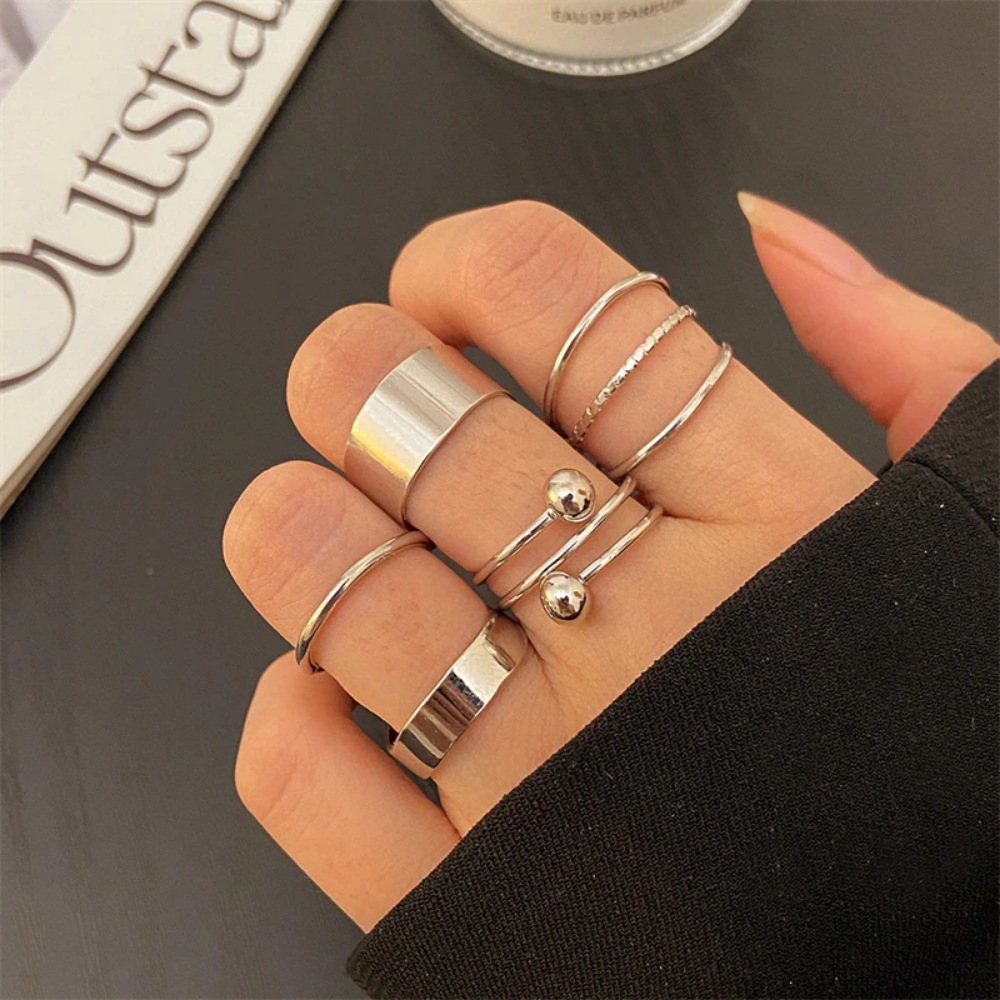 Lanoir™ - Mehrteiliges Ring-Set für Frauen – Sators